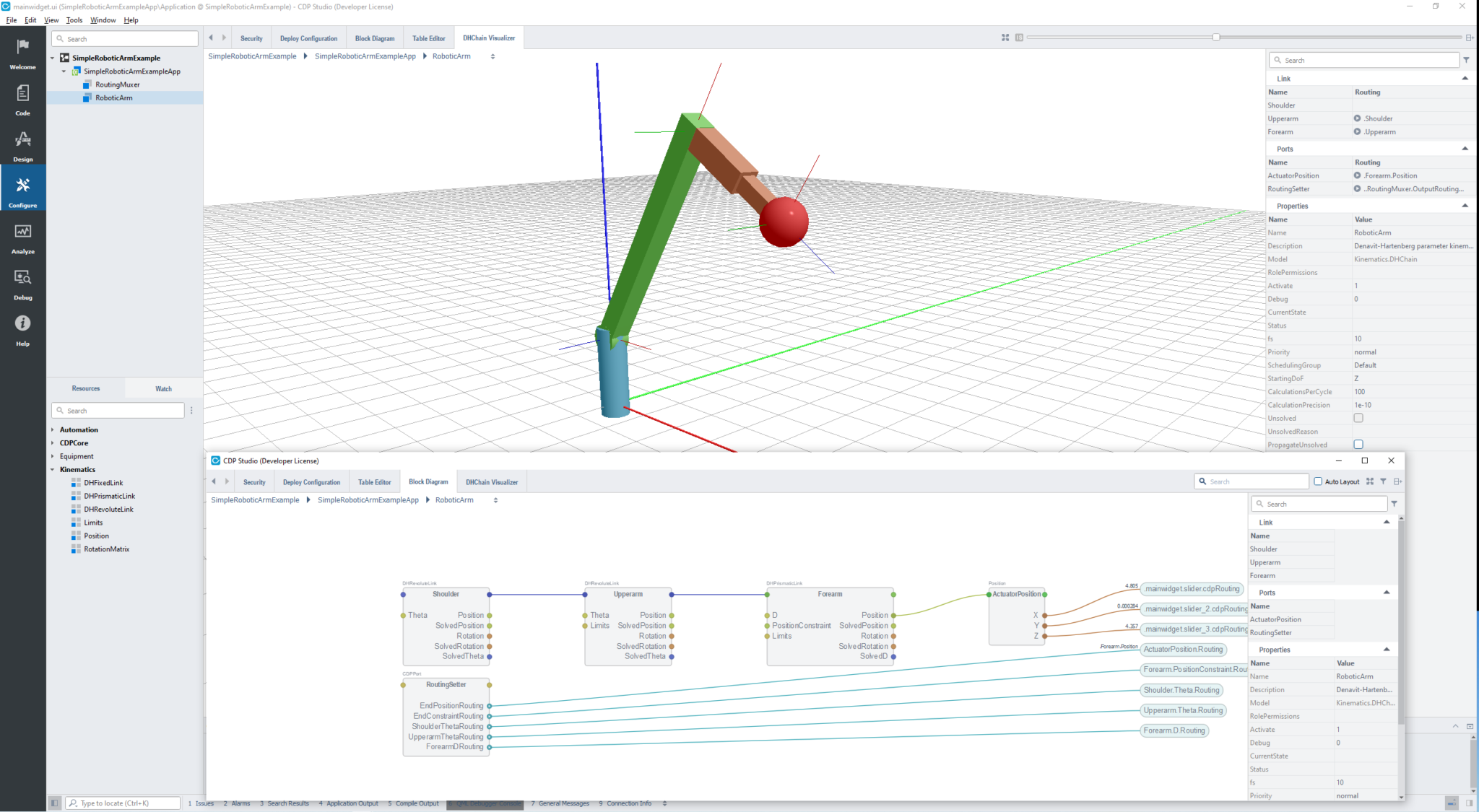 Kinematics, UI and onsite project work features - CDP Studio