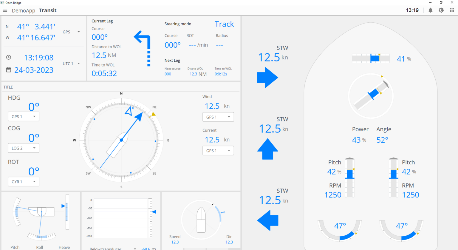 OpenBridge maritime UI's - CDP Studio